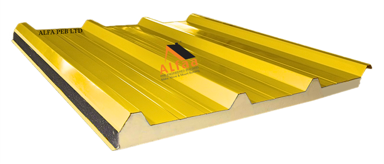 Insulated Sandwich PUF Roof Panel Manufacturer & Supplier | Alfa PEB ...